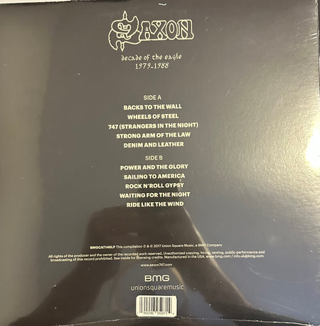 Saxon - Decade of the Eagle - 1LP Version – Passion Planet Records